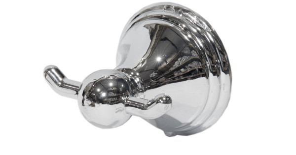 Arno Robe Hook Chrome Double Wall Hook