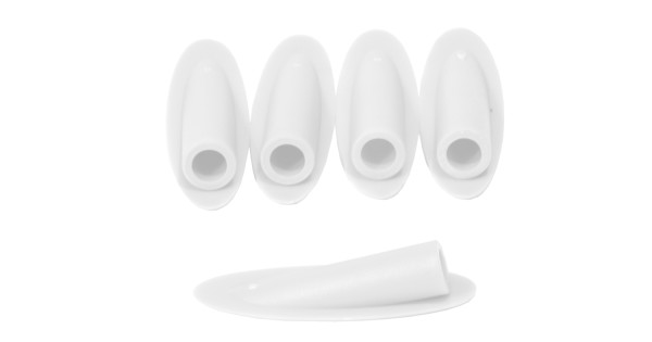 Pocket Hole Cover Finger Cap White (100 Pack)