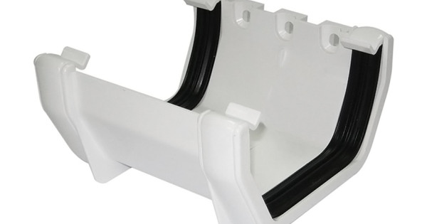 Square Line Gutter Joiner White | Square Line | Guttering Systems