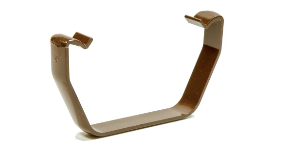Square Line Gutter Clip Brown | Square Line | Guttering Systems