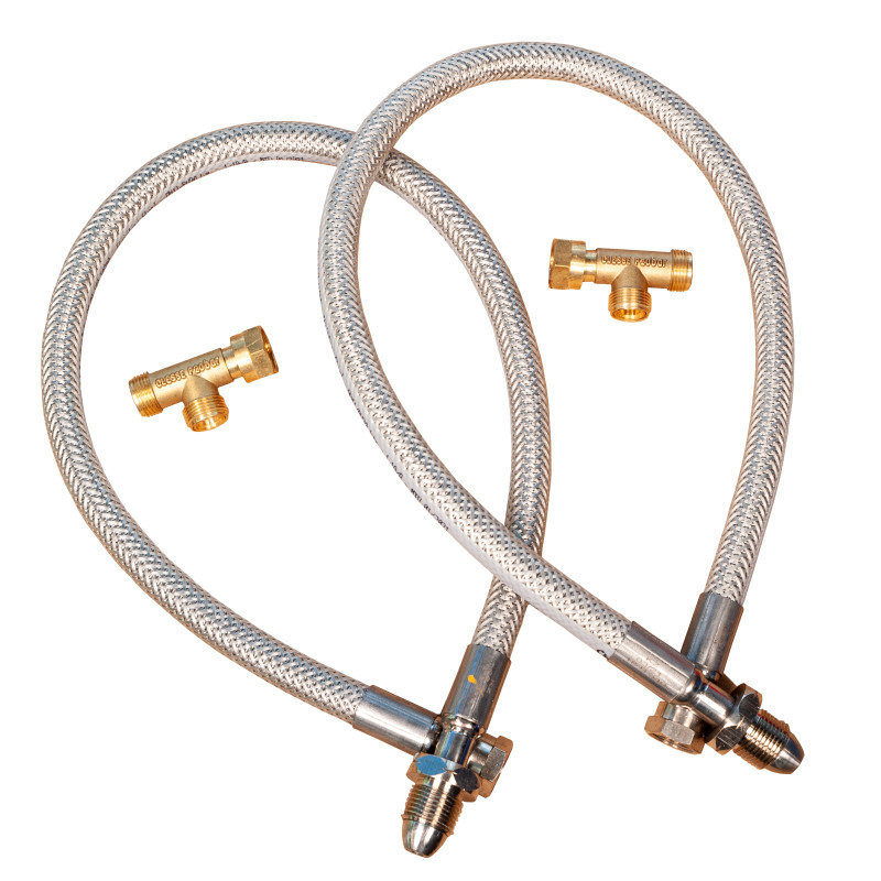 2 To 4 Cylinder Upgrade Kit Stainless Steel | Clesse | Regulators