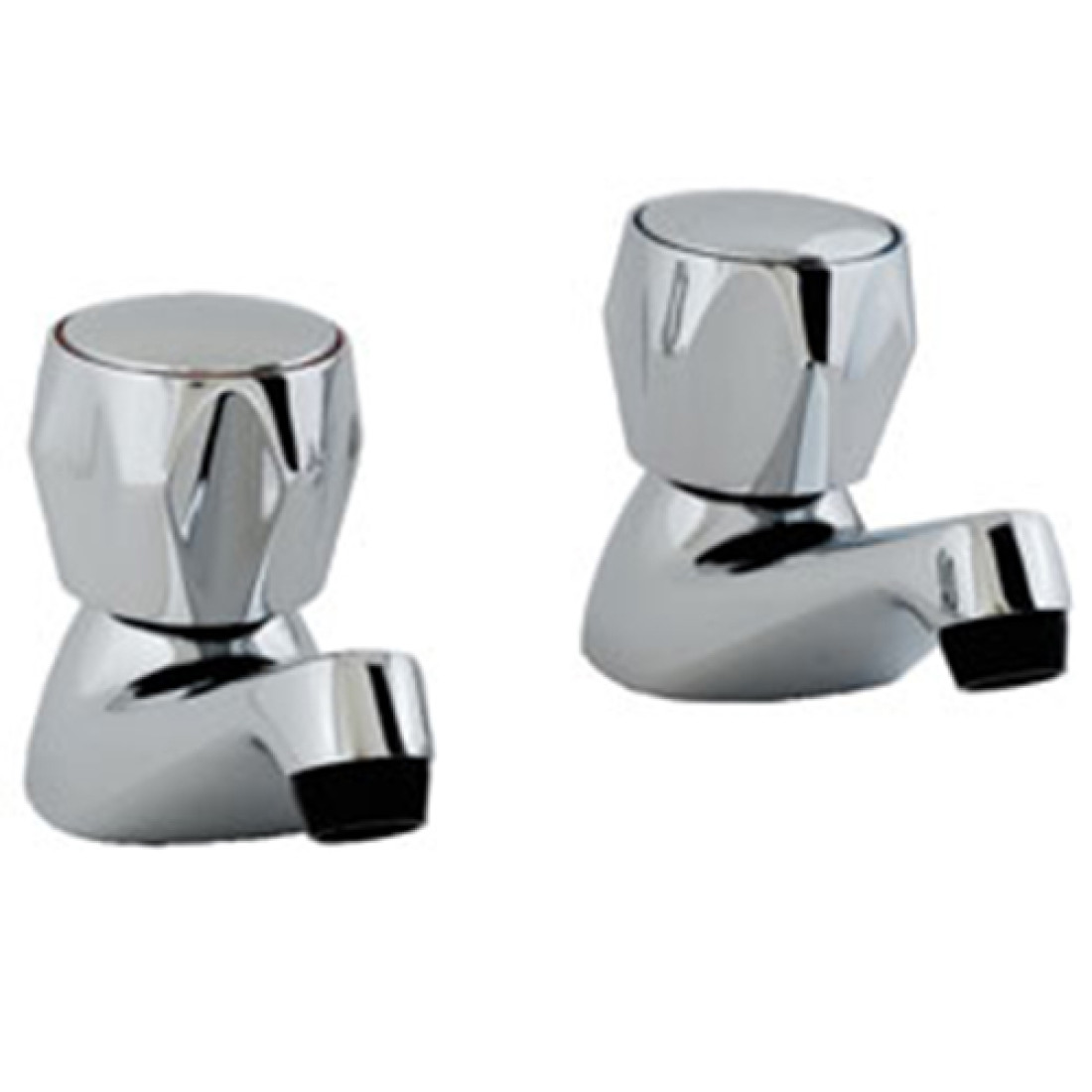 Chrome Classic Basin - 1/2" Taps (Pair)