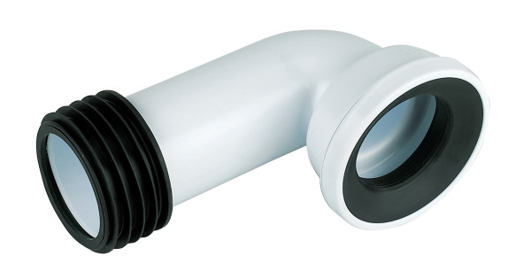 WC Pan Connector 90° Bend | Mystatic International Limited