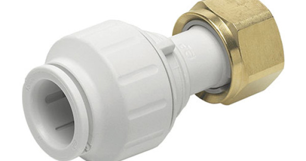 Speedfit Straight Tap Connector 15mm x 1/2" | Pushfit Fittings