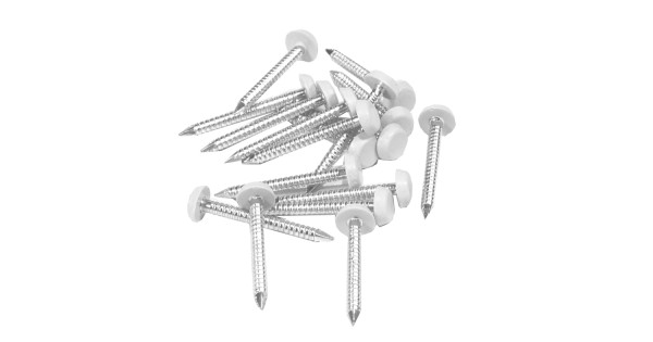 Polytop Pin White 25mm uPVC (100 Pack)