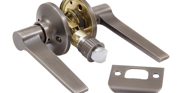 Tapered Bar Passage Door Handle Pewter | Knobs & Handles